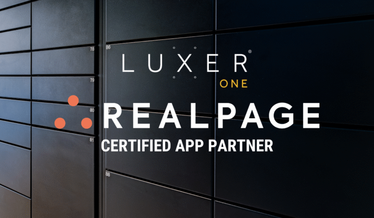 Luxer One: Certified RealPage Exchange App Partner