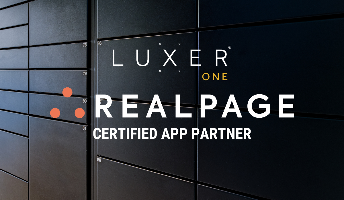 Luxer One: Certified RealPage Exchange App Partner
