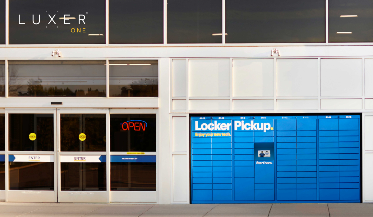 Contactless Pick-up Lockers For Retail | Luxer One®