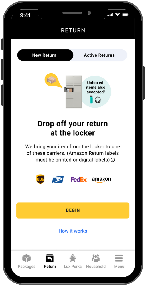Returns Made Easy Through Luxer One Powered by Returnable