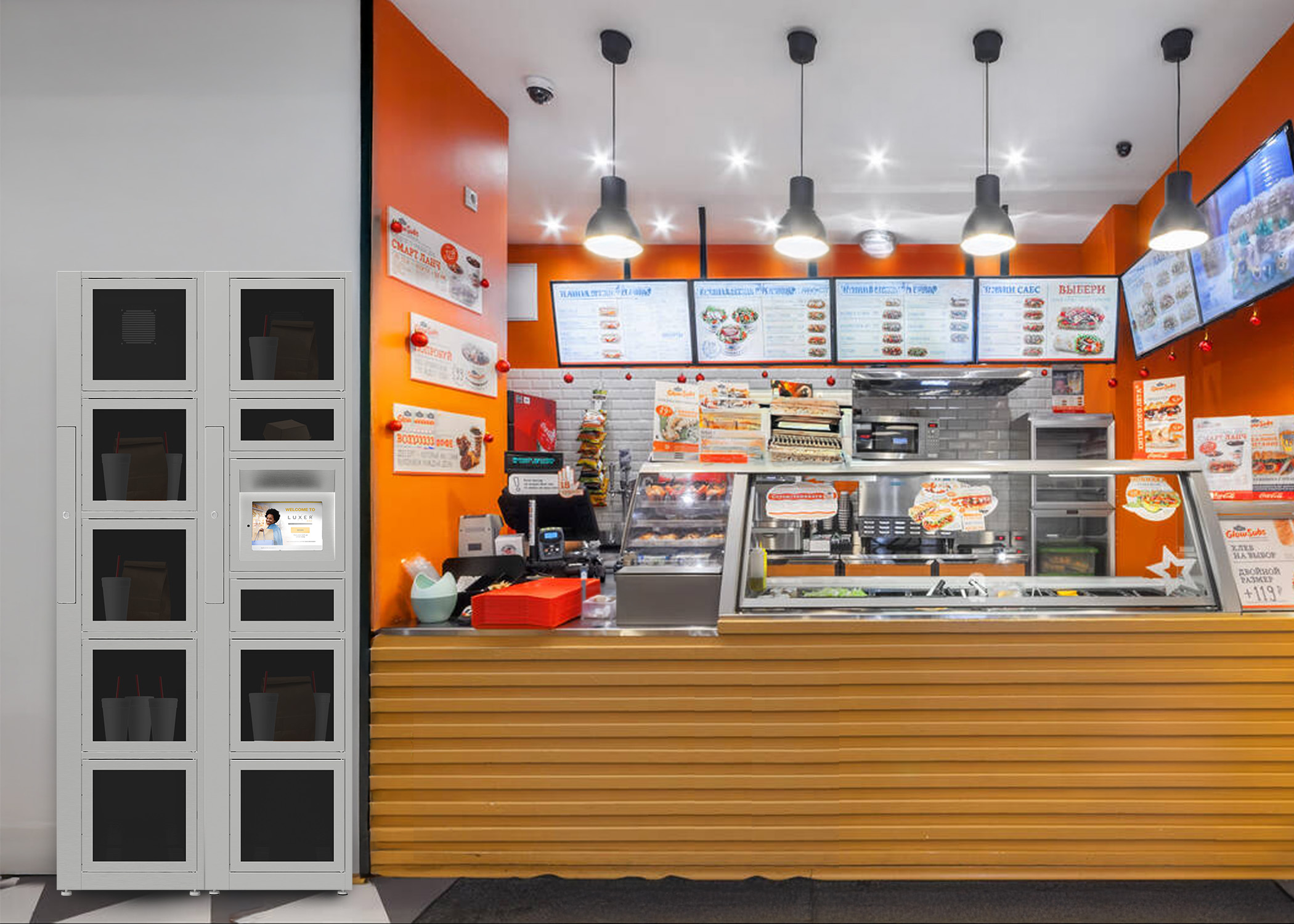 Food Pickup Lockers for Restaurants | Luxer One®