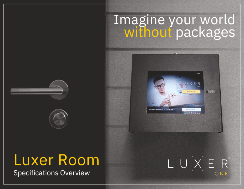 User-Friendly Smart Package Room | Luxer One
